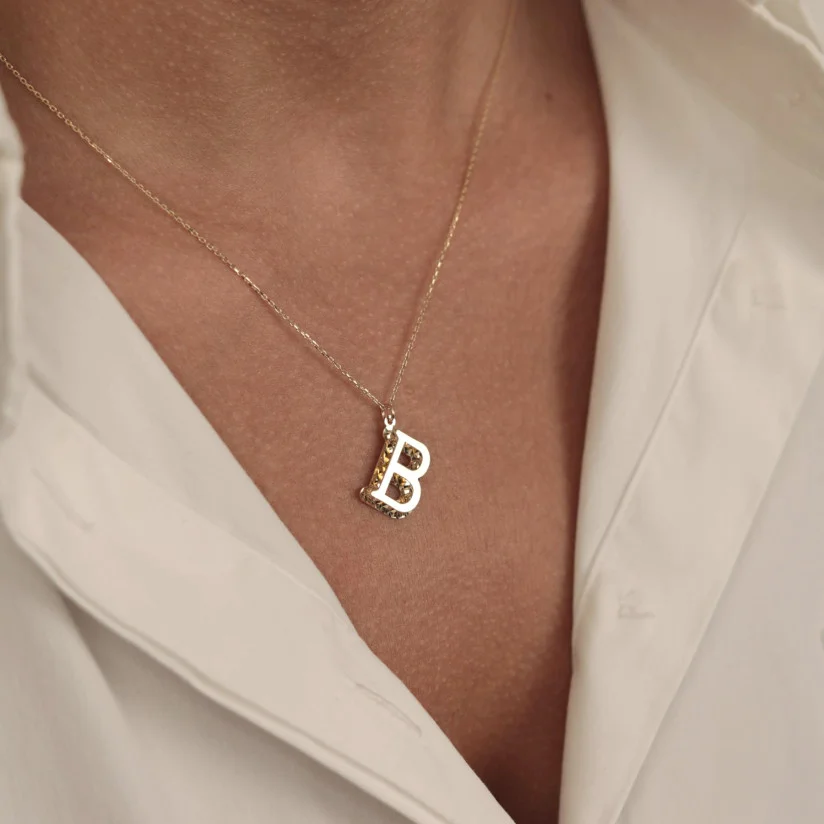 Harf Kolye | 14 Ayar Altın KOLYELER | Değerli Kuyumculuk