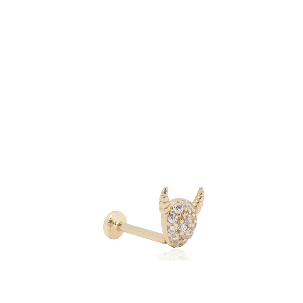 Taurus Piercing | 14 Ayar Altın KÜPELER | Değerli Kuyumculuk