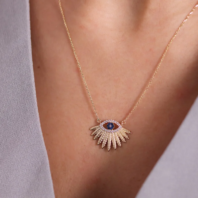 Göz Altın Kolye Modelleri | 14 Ayar Koruyucu Semboller | Değerli Kuyumculuk